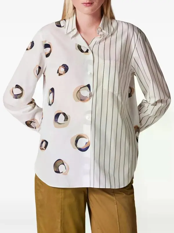 Paul Smith Printed Striped Shirt