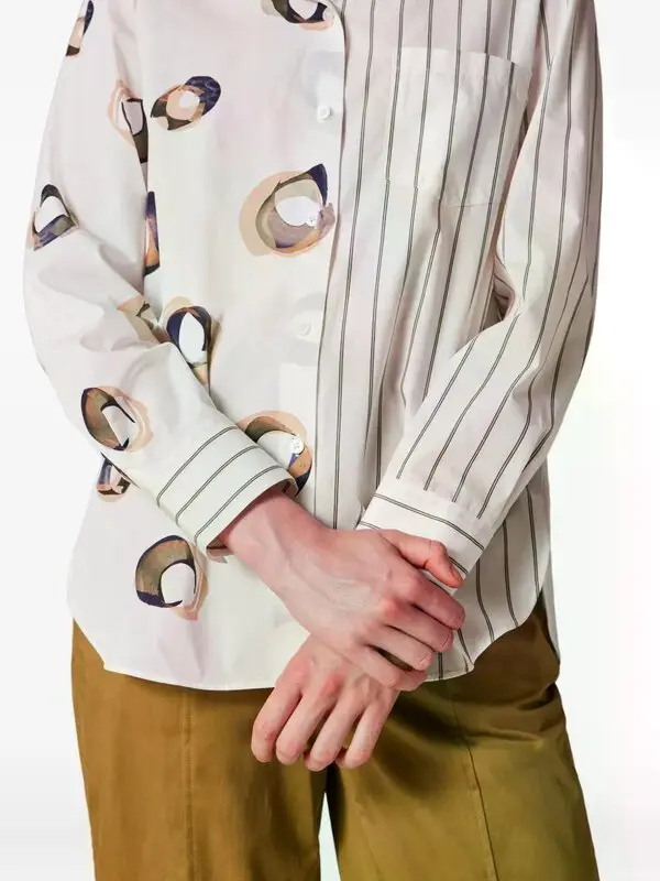 Paul Smith Printed Striped Shirt