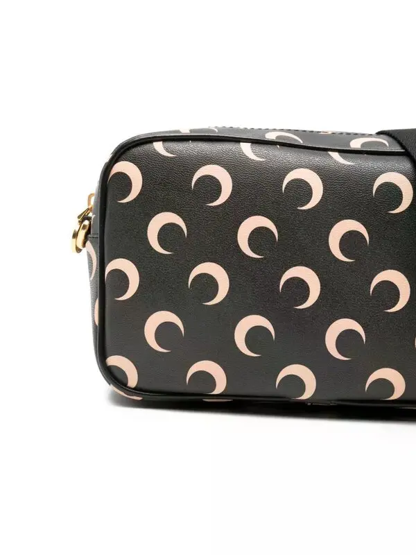 MARINE SERRE Moon Canvas Camera Shoulder Bag