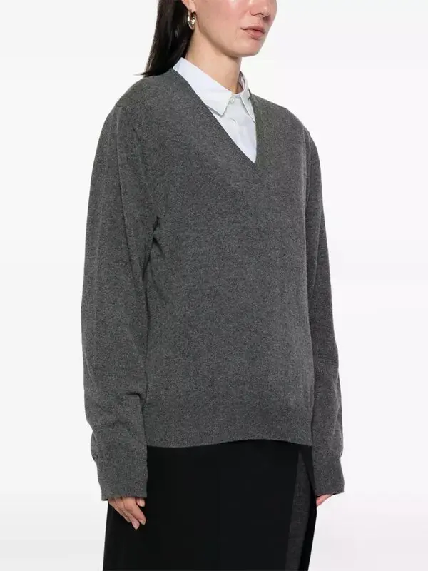 MAISON MARGIELA V-neck Sweater - Grey