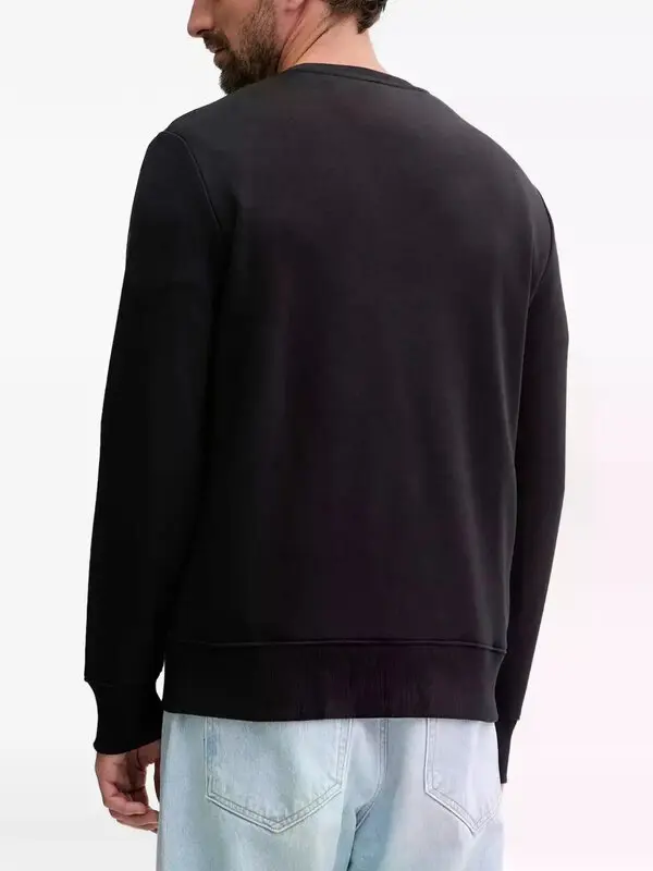 Gant Crew-neck Sweatshirt With Appliqué Detailing