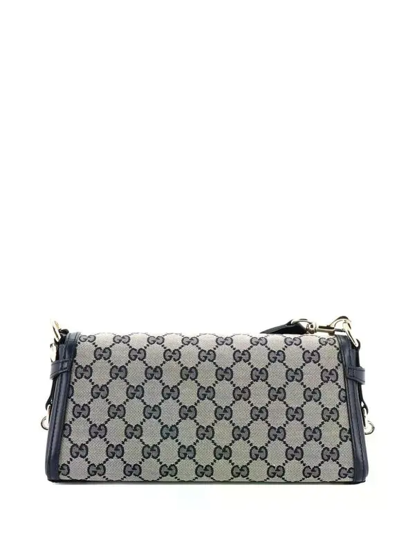 Gucci Luce Canvas Small Shoulder Bag - Blue