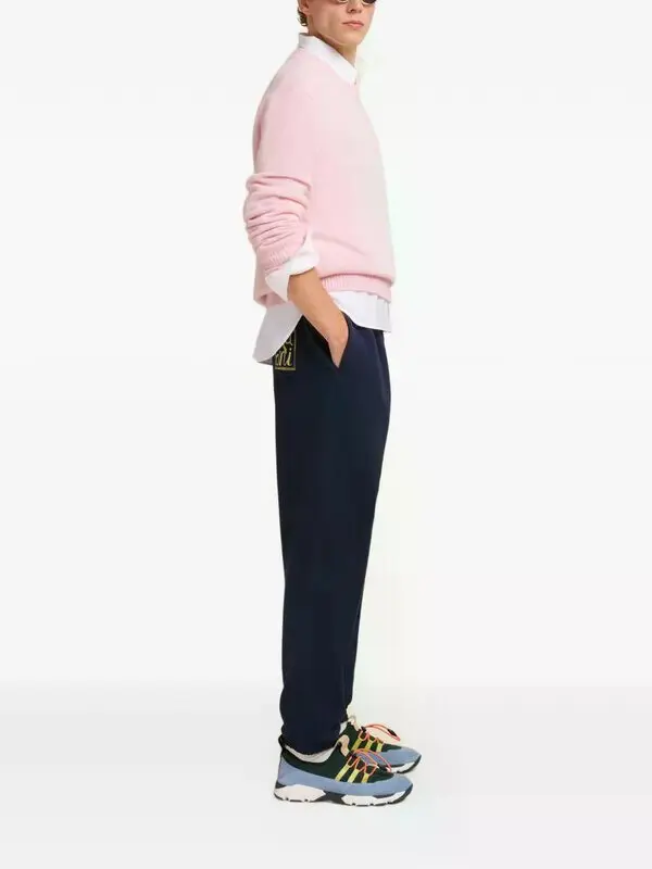 Marni Cotton Sweatpants With Frame Logo