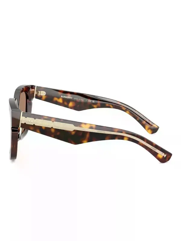Burberry Tortoiseshell Square Sunglasses
