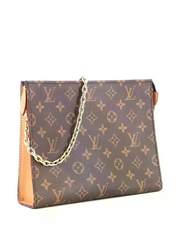 LOUIS VUITTON Toiletry Pouch On Chain Monogram Canvas Shoulder Bag