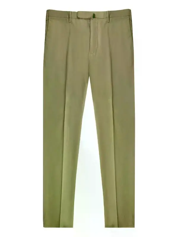 SLOWEAR Pressed-crease Tailored Trousers