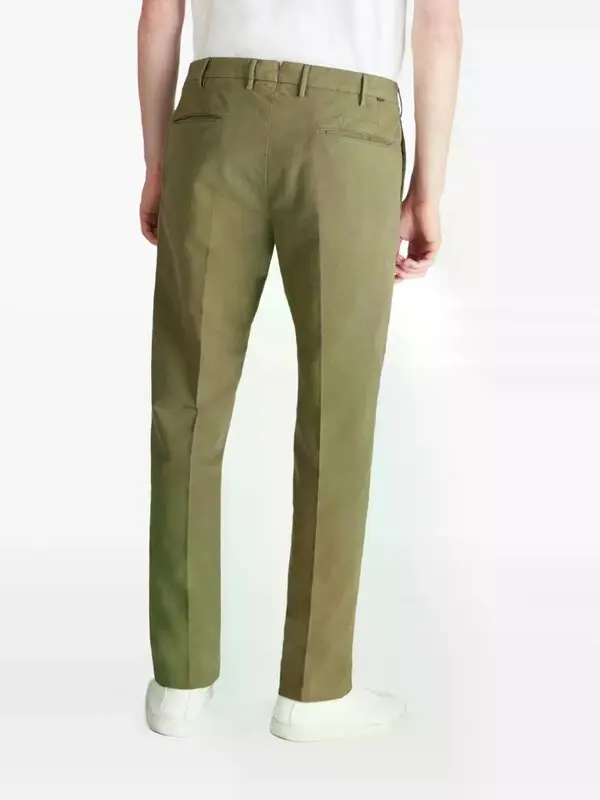 SLOWEAR Pressed-crease Tailored Trousers