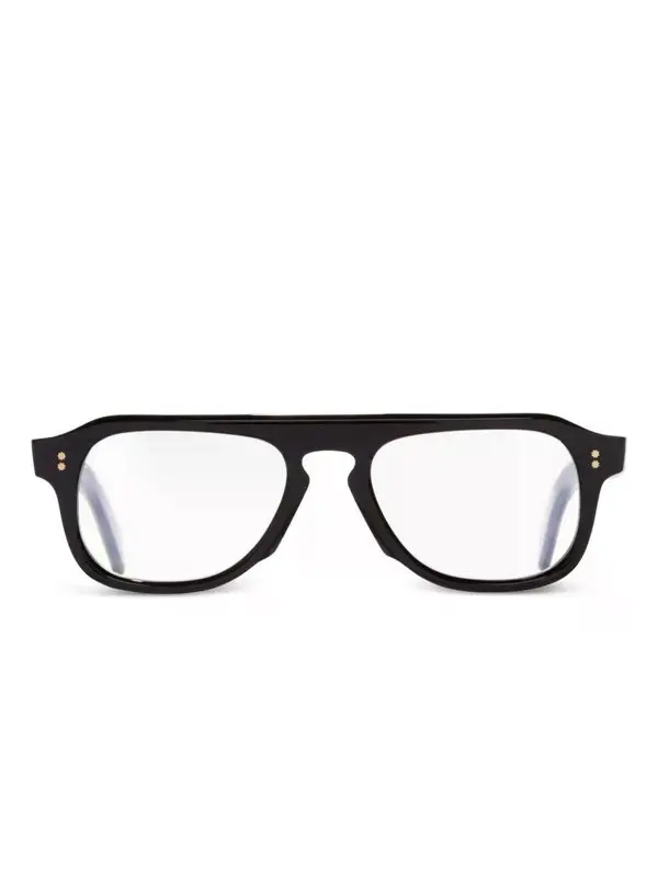 CUTLER & GROSS Geometric-frame Glasses - Black