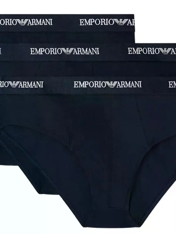 Emporio Armani Logo-waistband Briefs