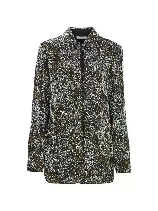 Rabanne Embroidered Shirt - Black