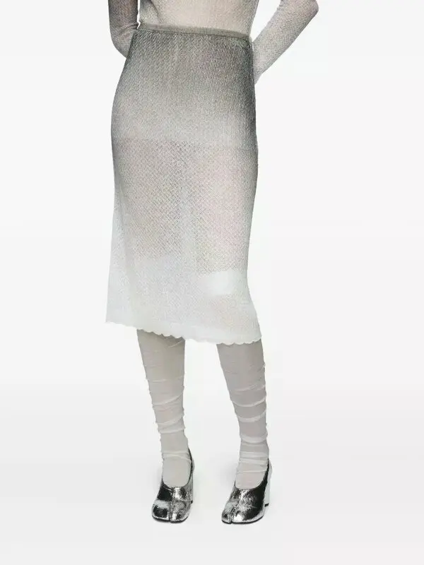 MAISON MARGIELA Ombré-effect Midi Skirt