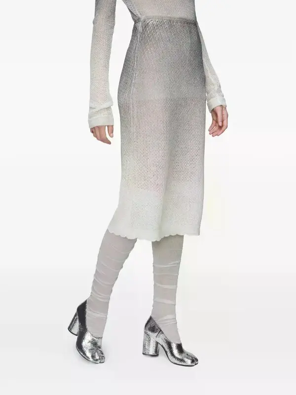 MAISON MARGIELA Ombré-effect Midi Skirt