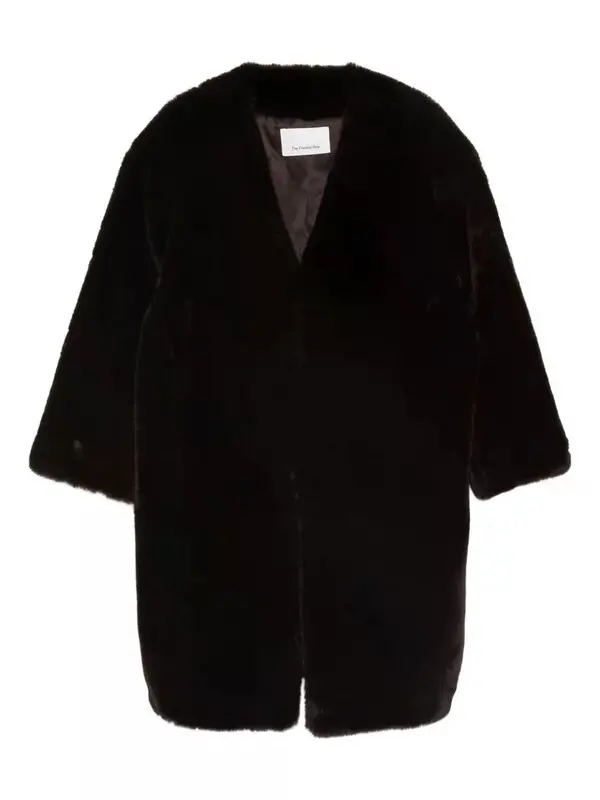 THE FRANKIE SHOP Open-front Faux Fur Coat