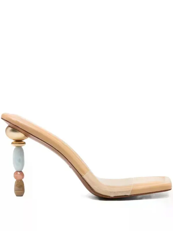 Cult Gaia 100mm Mahina Sandals - White