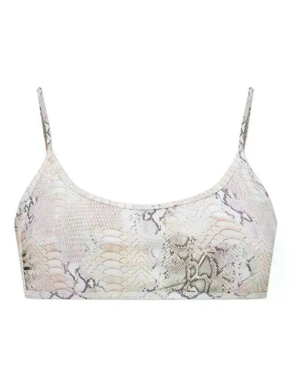 Melissa Odabash Cassis Animal-print Bikini Top - Neutrals