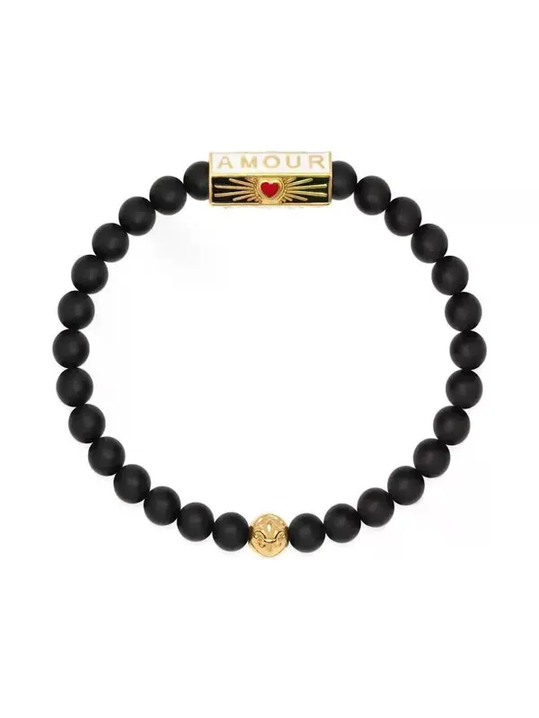 NIALAYA JEWELRY Amour Bead Bracelet - Gold