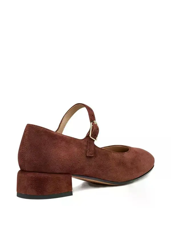 Geox Buckle-strap Suede Pumps