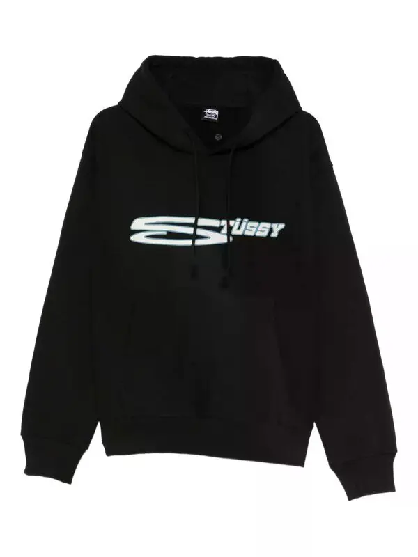 StÜssy Logo Hoodie - Black