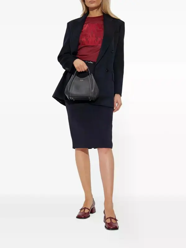 Max Mara Embroidered Tee - Red