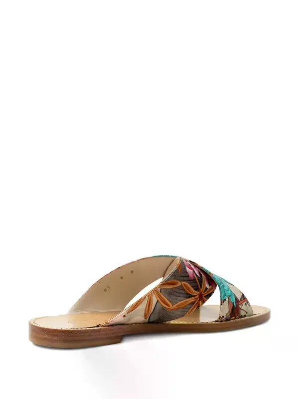 FERRAGAMO Giacky Print Flat Sandals
