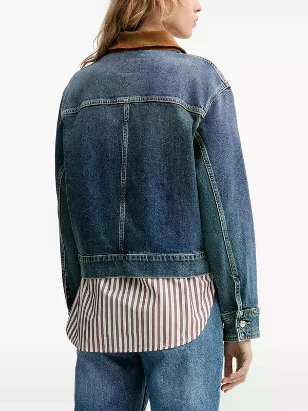 Marc O'polo Corduroy-collar Denim Jacket
