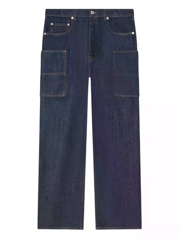 Kenzo Cargo-pocket Jeans - Blue