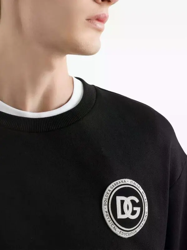 Dolce & Gabbana Logo Patch Sweatshirt