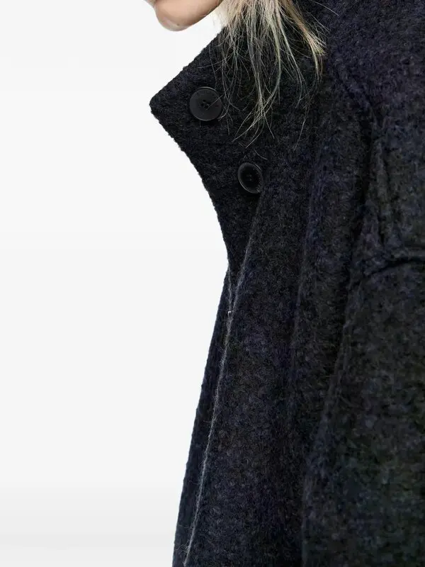 Bimba Y Lola Buttoned Wool-blend Coat