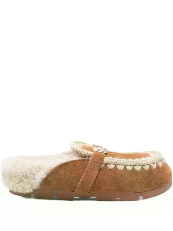 Mou Bio Slide Mules - Brown