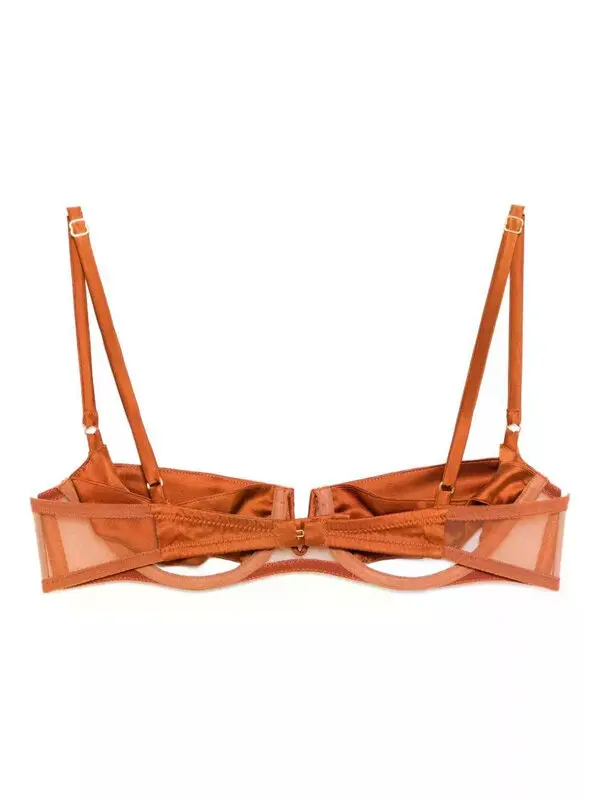 Kiki De Montparnasse Maxim Baclonette Bra - Brown