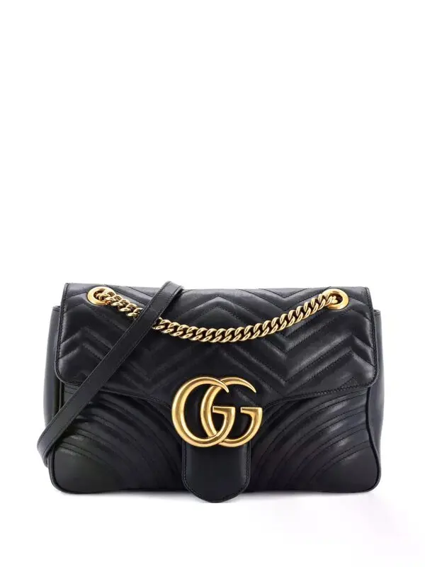 Gucci Gg Marmont Medium Shoulder Bag Matelasse Leather
