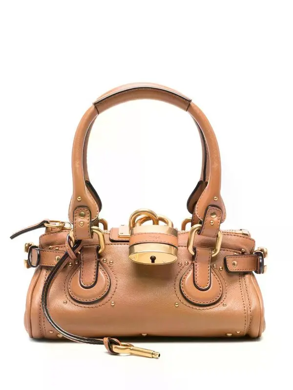 Chloé Small Paddington Leather Tote Bag - Brown