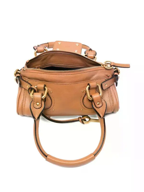 Chloé Small Paddington Leather Tote Bag - Brown