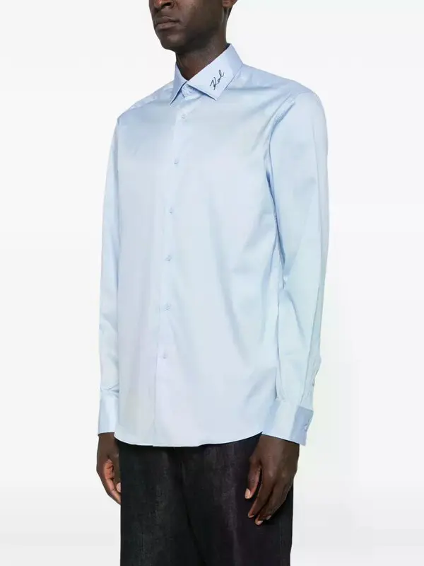 Karl Lagerfeld Logo-embroidered Shirt