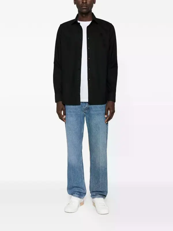Karl Lagerfeld Logo Detail Shirt - Black