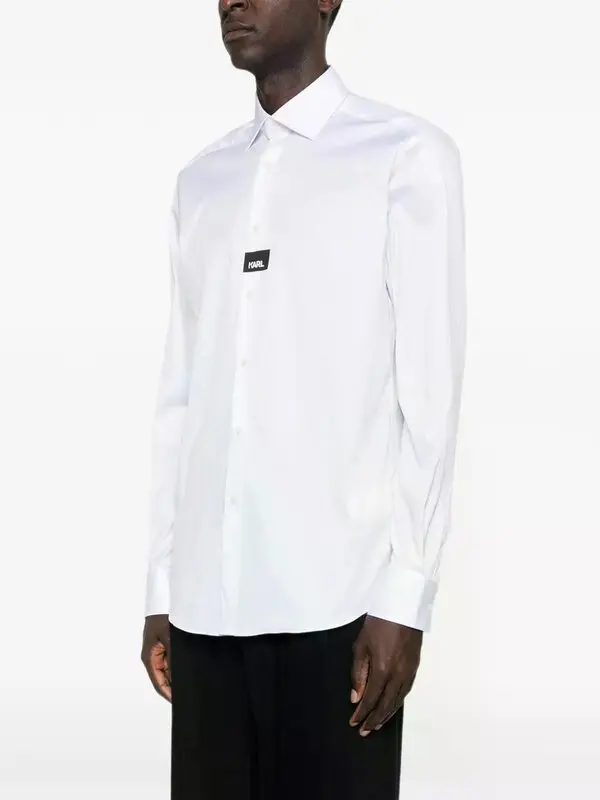 Karl Lagerfeld Logo-motif Shirt - White