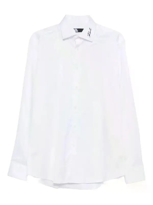Karl Lagerfeld Logo-embroidered Shirt