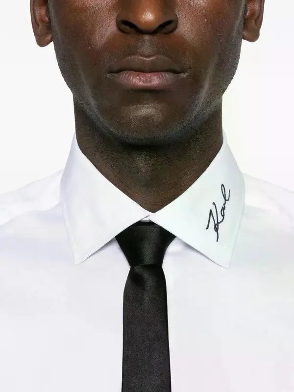 Karl Lagerfeld Logo-embroidered Shirt