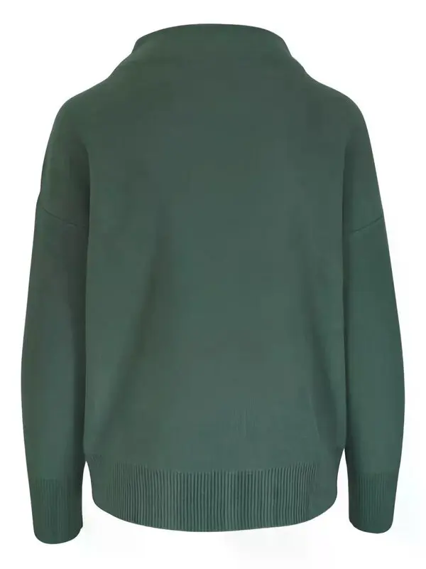 Vince Funnel-neck Sweater - Green