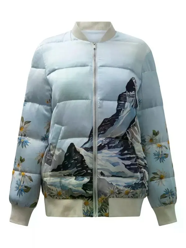 SLEEP NO MORE Graphic-print Padded Jacket