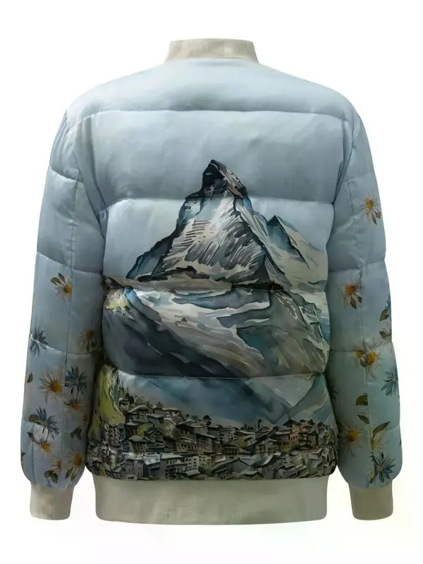 SLEEP NO MORE Graphic-print Padded Jacket