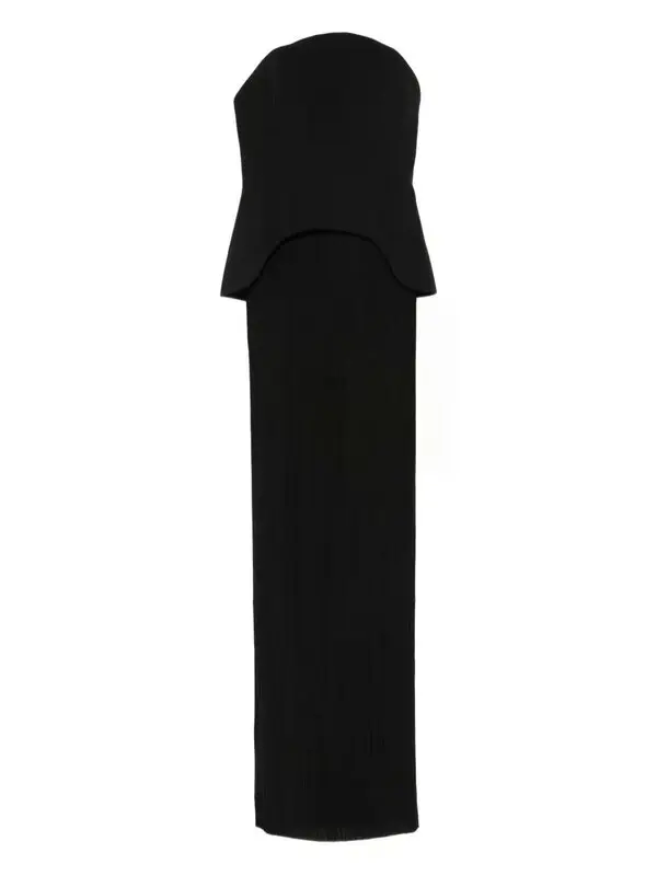 Solace London Kesi Pleated Maxi Dress