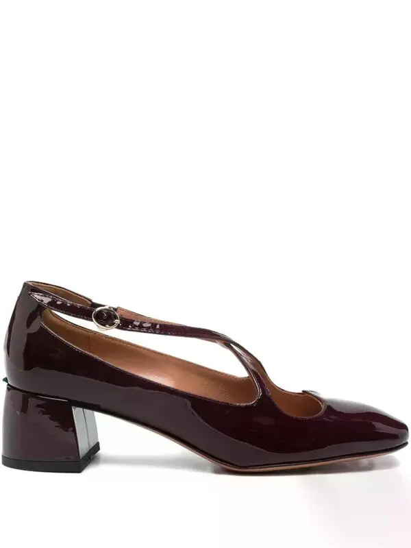 A.BOCCA 45mm Criss-cross Square-toe Pumps