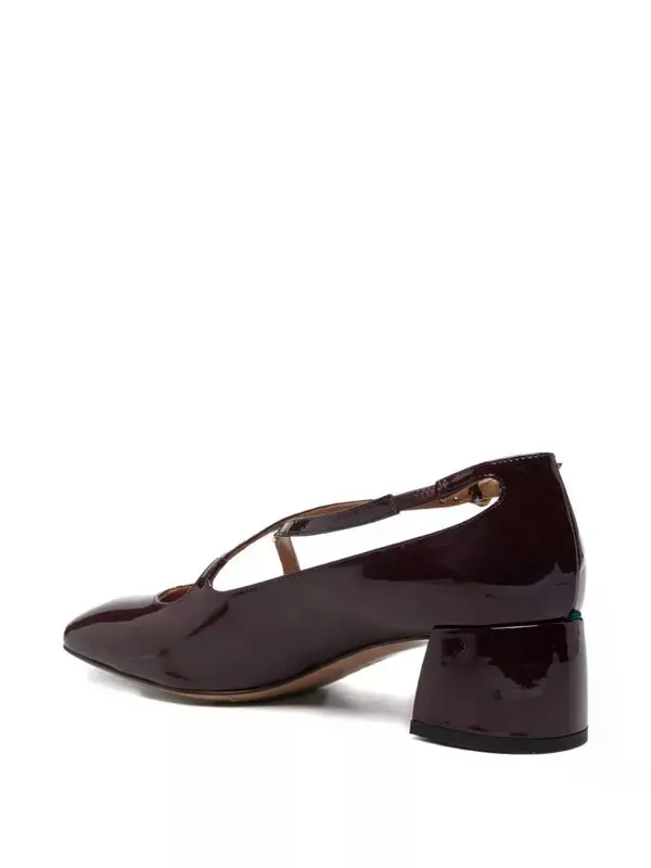 A.BOCCA 45mm Criss-cross Square-toe Pumps