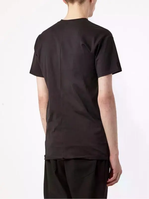 LECLAIREUR Abstract Print T-shirt - Black