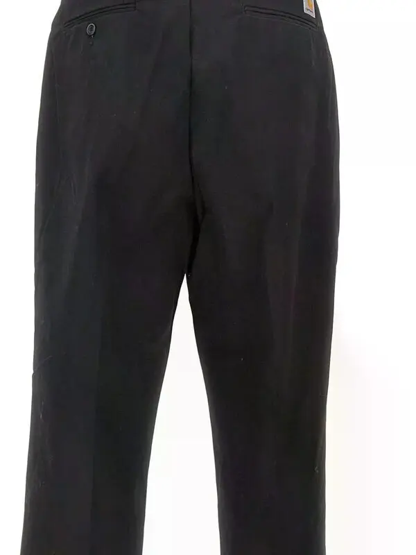 Carhartt Work In Progress Logo-patch Trousers - Black