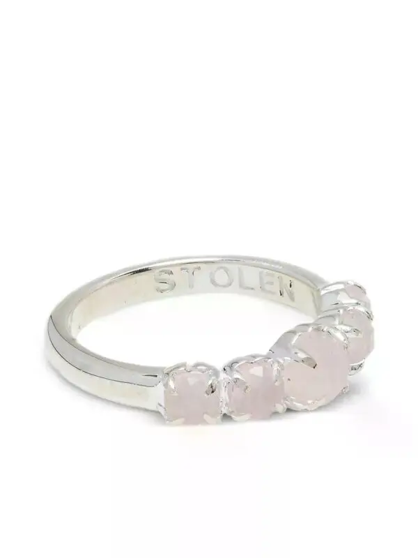 STOLEN GIRLFRIENDS CLUB Halo Cluster Eternity Ring - Silver