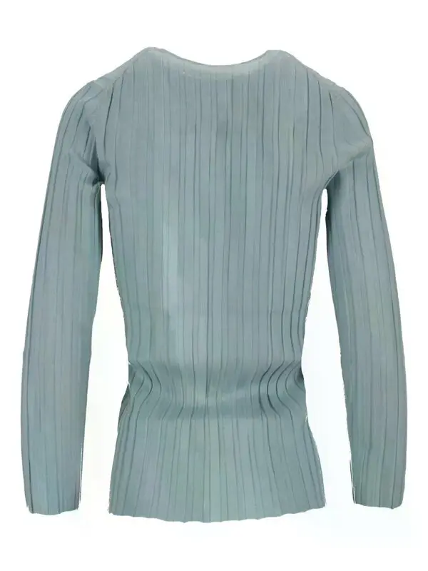 LA ROSE Ribbed Crew-neck Top
