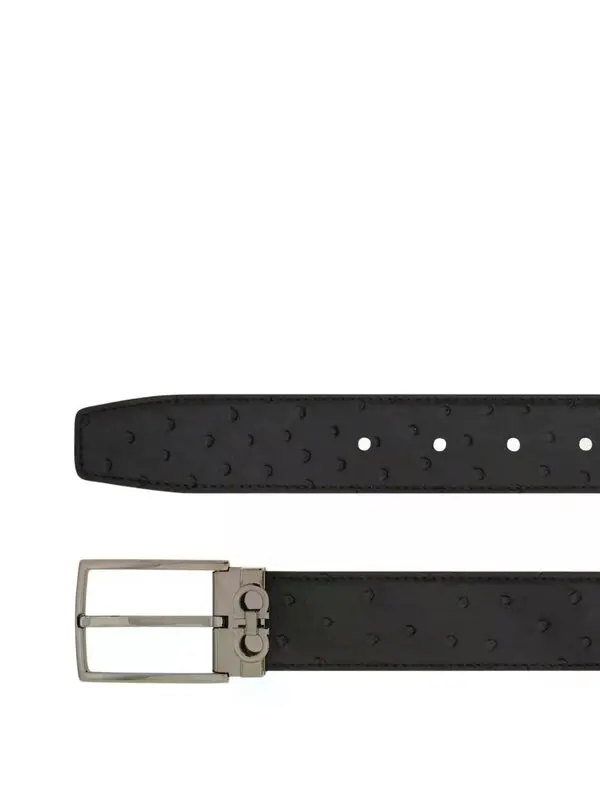 FERRAGAMO Gancini Leather Belt