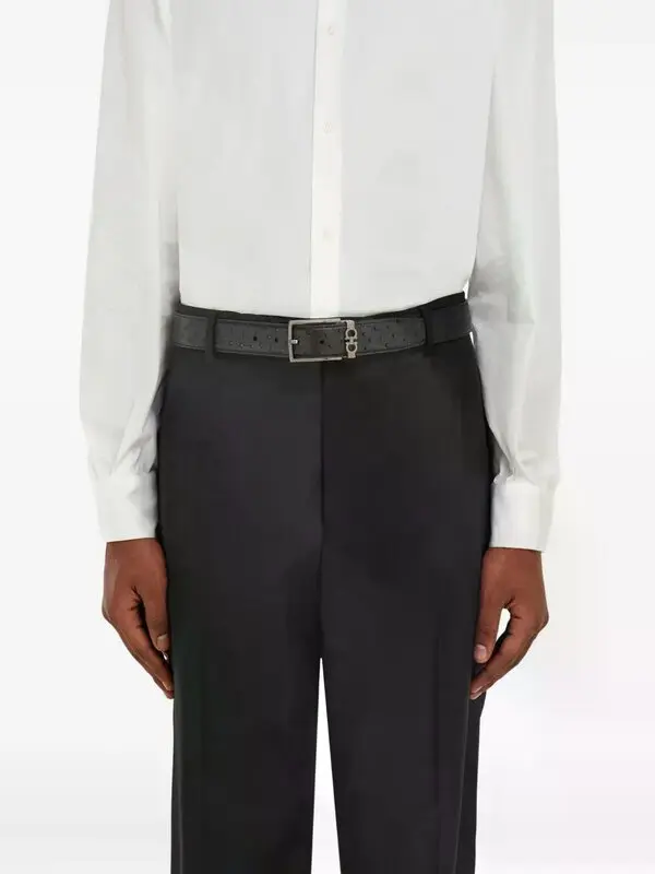 FERRAGAMO Gancini Leather Belt